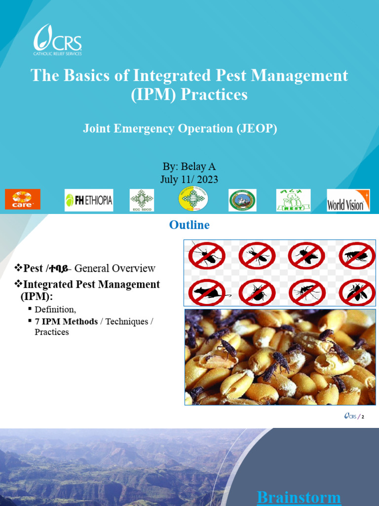 1 - Integrated Pest Management (IPM) Practices - REST (1hr) Final | PDF ...
