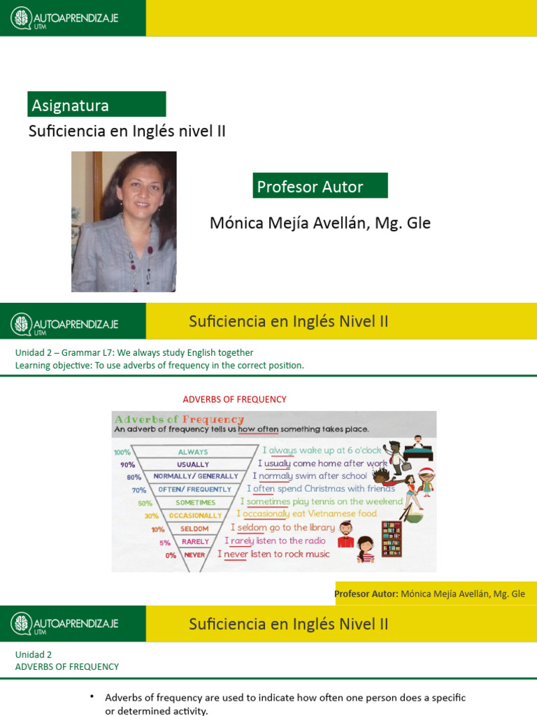 Lesson 3 Unit 2 | PDF | Adverb | Verb