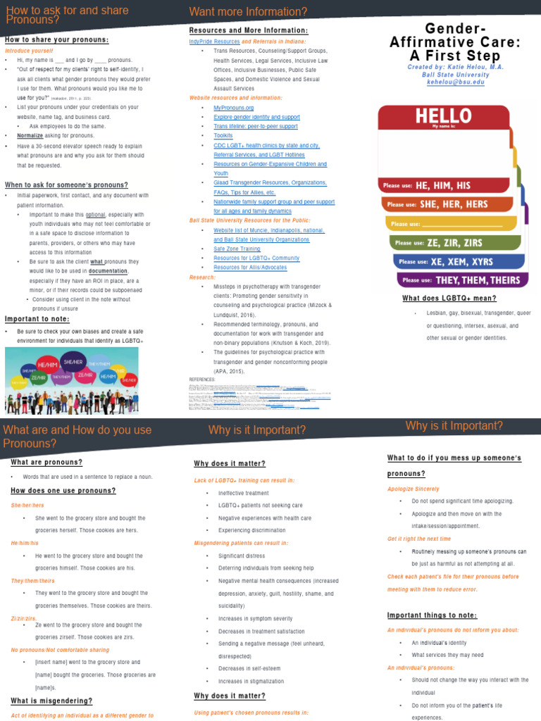 Gender Affirmative Care - A First Step-1 | PDF | Transgender | LGBTQIA+ ...