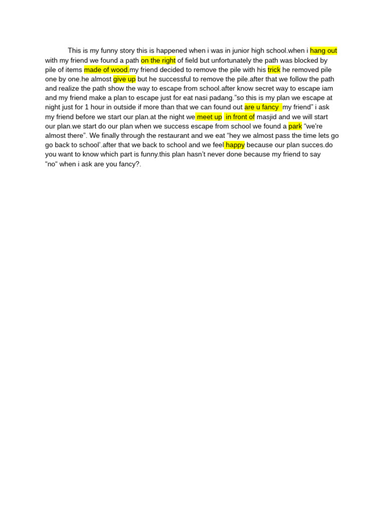 funny story - Google Docs | PDF