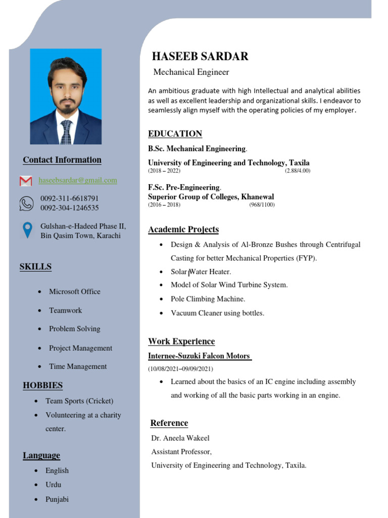 CV Haseeb | PDF