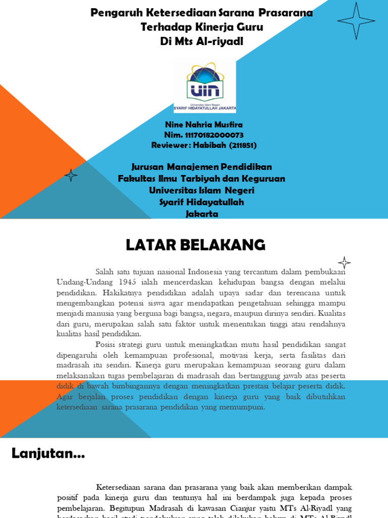 PPT Review Skripsi Metode Penelitian Kuantitatif | PDF