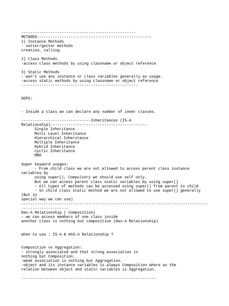 Oops Demo Pdf Class Computer Programming Method Computer 7471