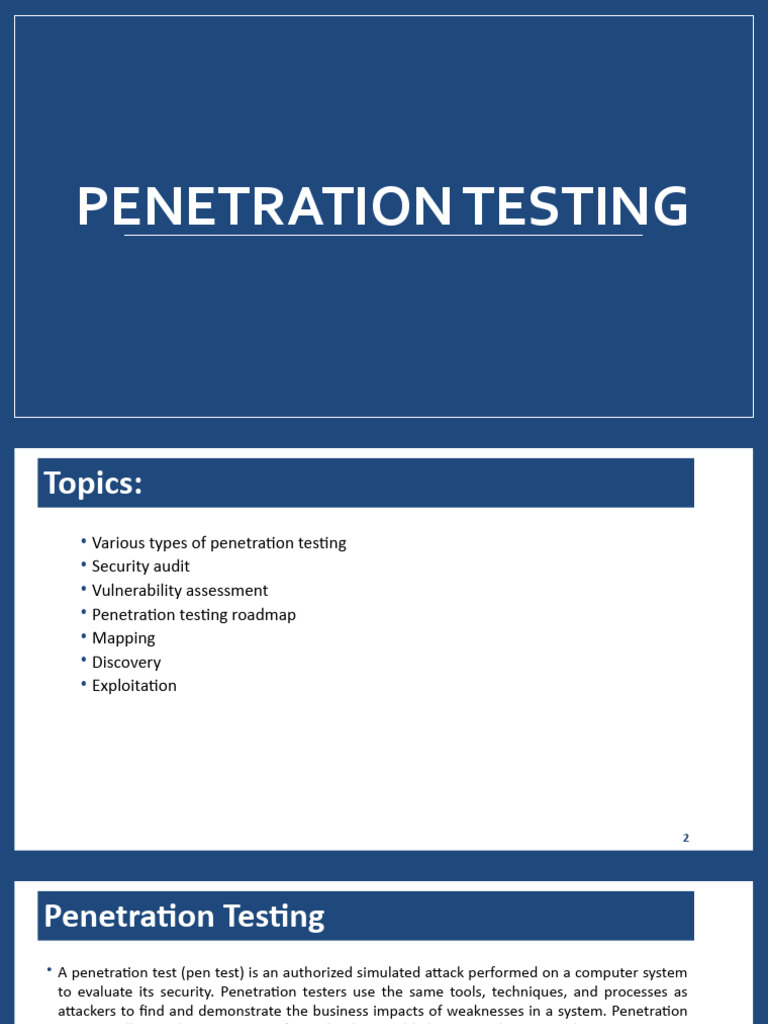 Understanding Penetration Testing Types | PDF | Penetration Test | Security