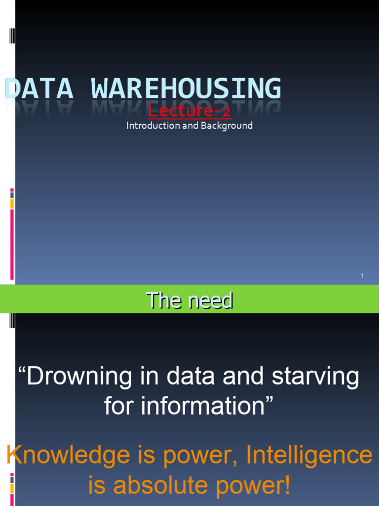 Lecture 2 | PDF | Byte | Data Warehouse
