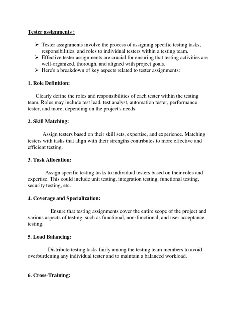 Unit 2 Tester Assignments | PDF | Software Testing | Cognitive Science