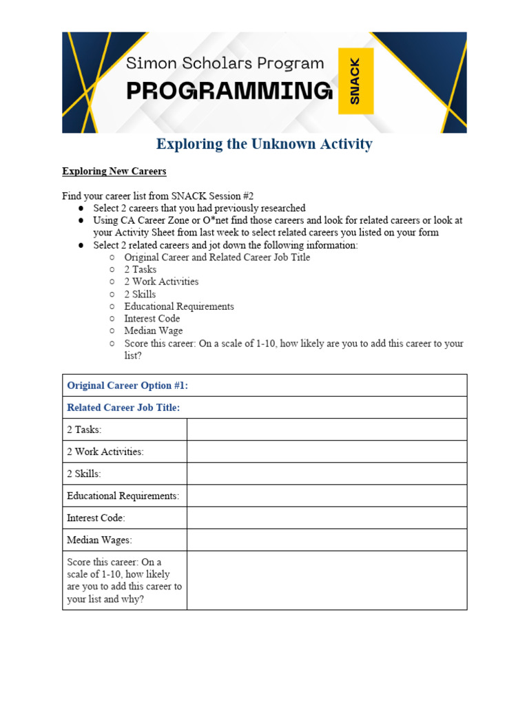 Career Exploration and Assessment Guide | PDF | Law
