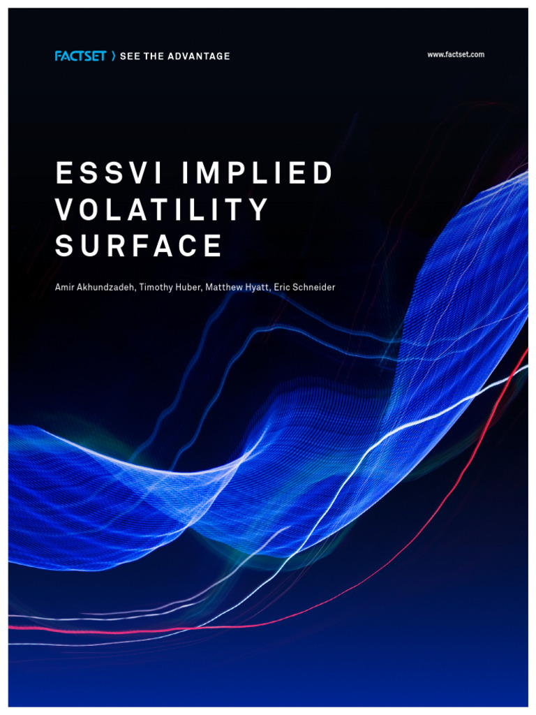 eSSVI Implied Volatility WP FY20 | PDF | Dividend | Moneyness
