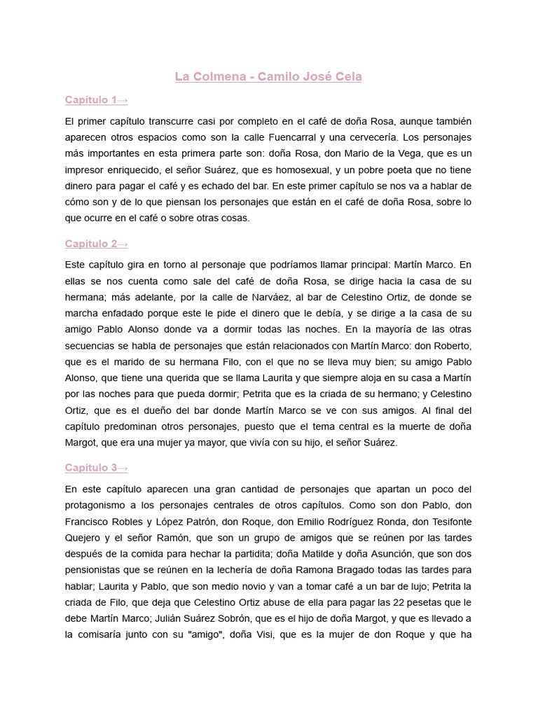 La Colmena Pdf