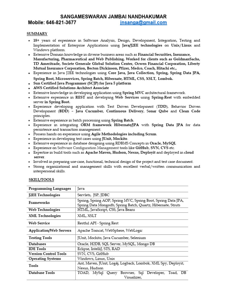 Sangameswaran | Download Free PDF | Spring Framework | Java (Programming Language)