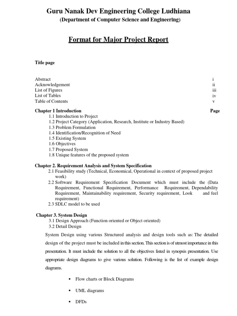 Report Format and Guidelines | PDF | Computing | Computer Engineering