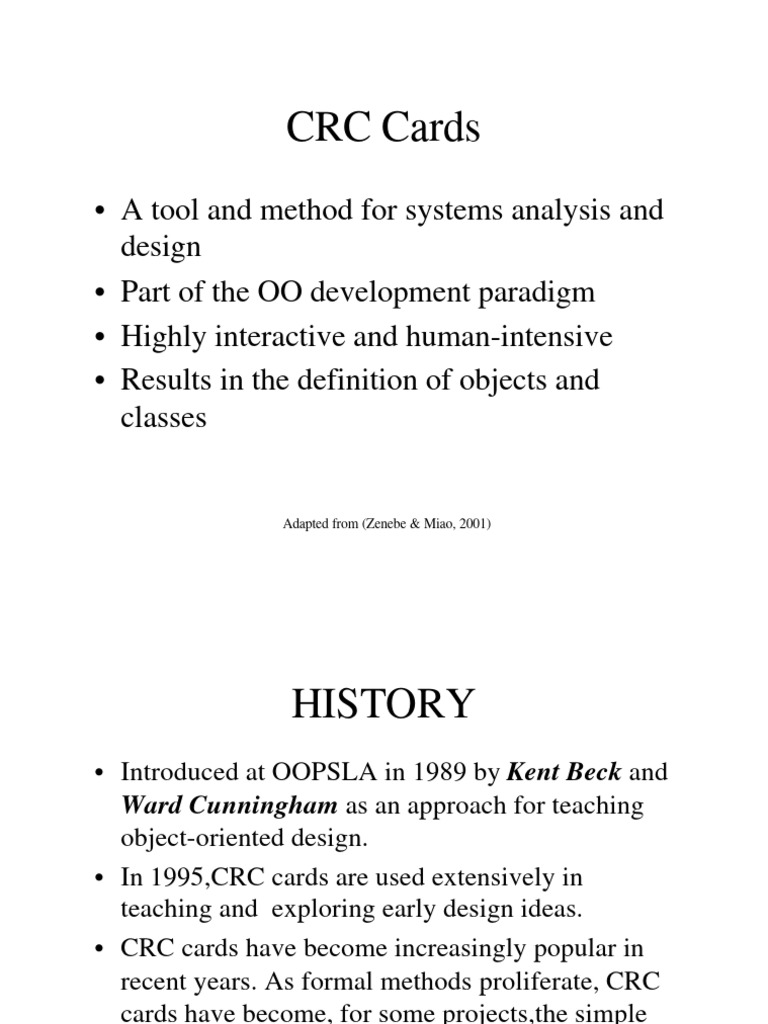 CRC Cards-CASES | PDF | Class (Computer Programming) | Databases