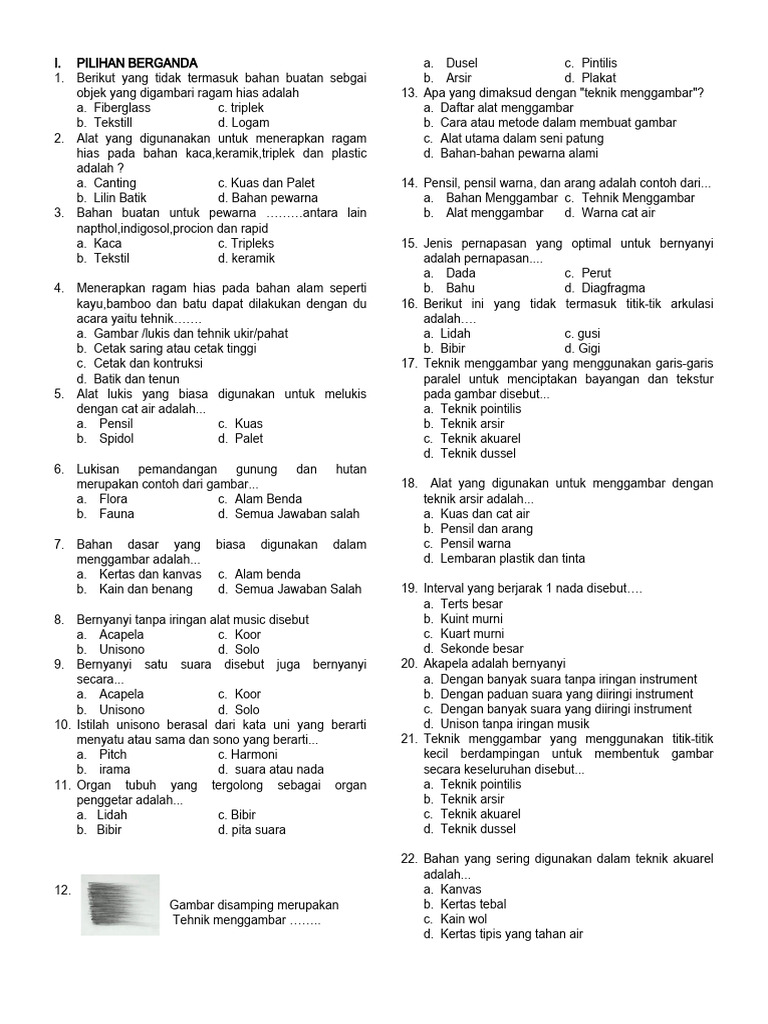 Latihan SBD Kelas 7 | PDF