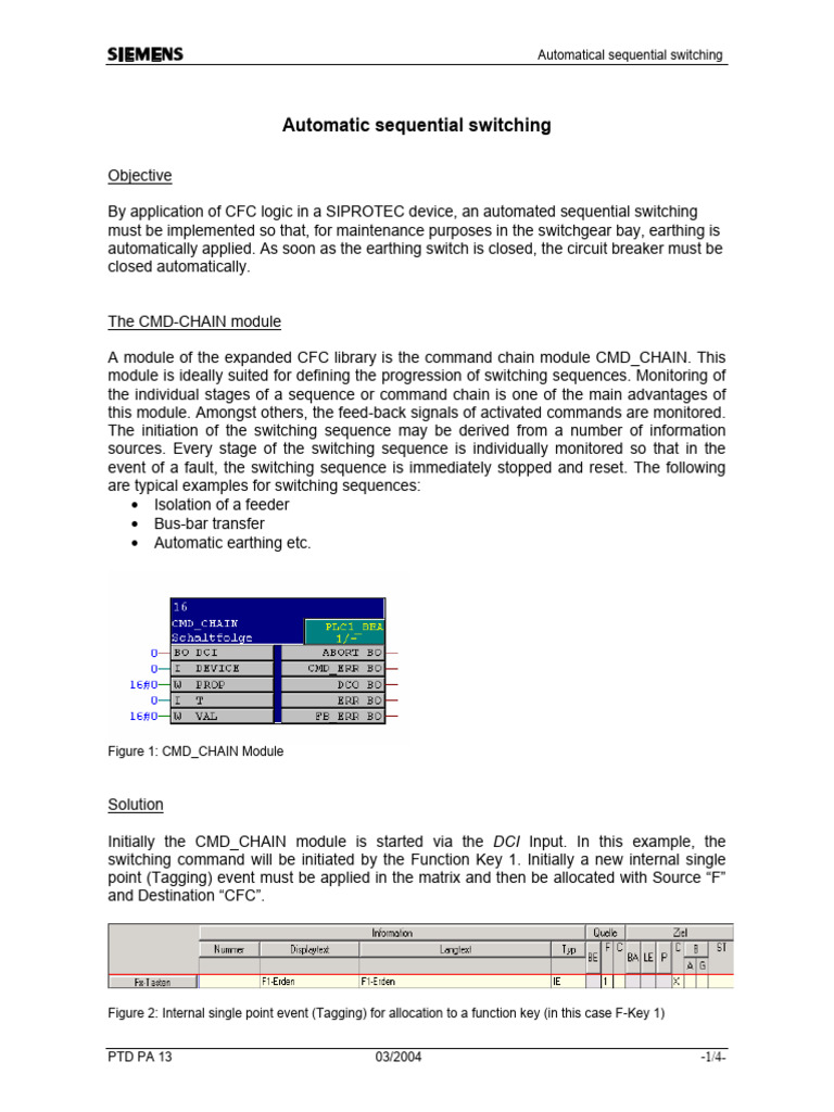Automatical Sequential Switching | PDF | Sequence | Feedback