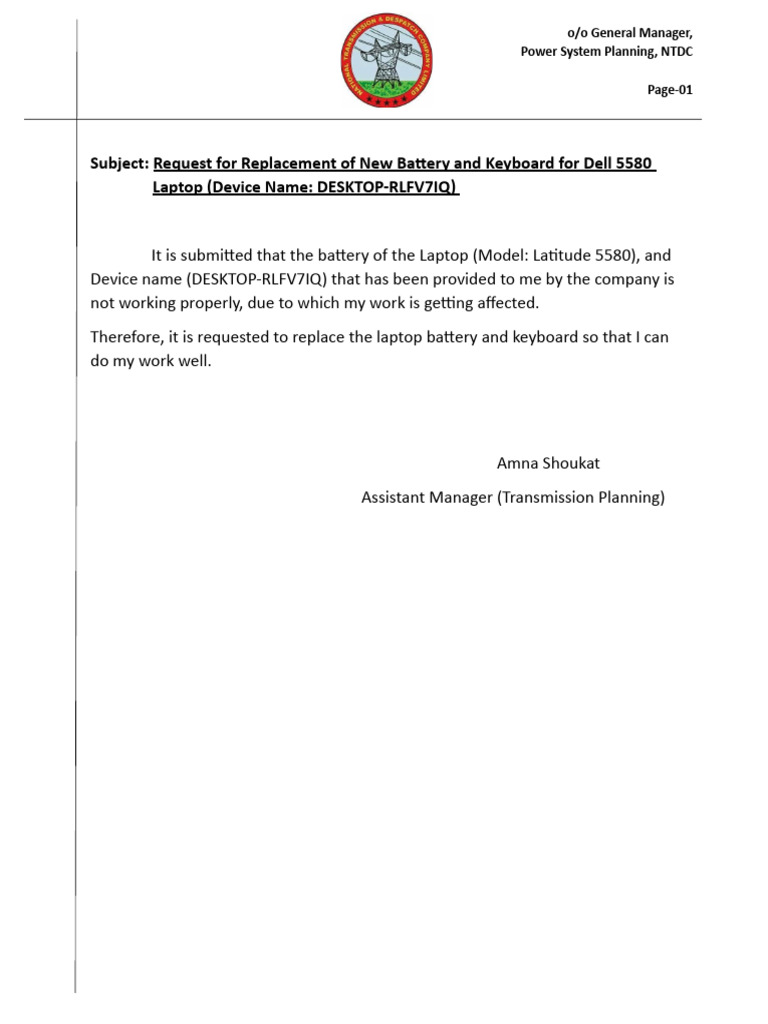 Format For Noting | PDF