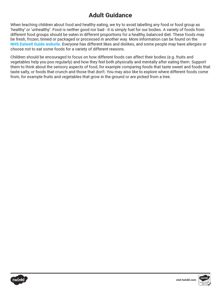 T e 1685082785 Uks2 All About Healthy Eating Differentiated Reading ...