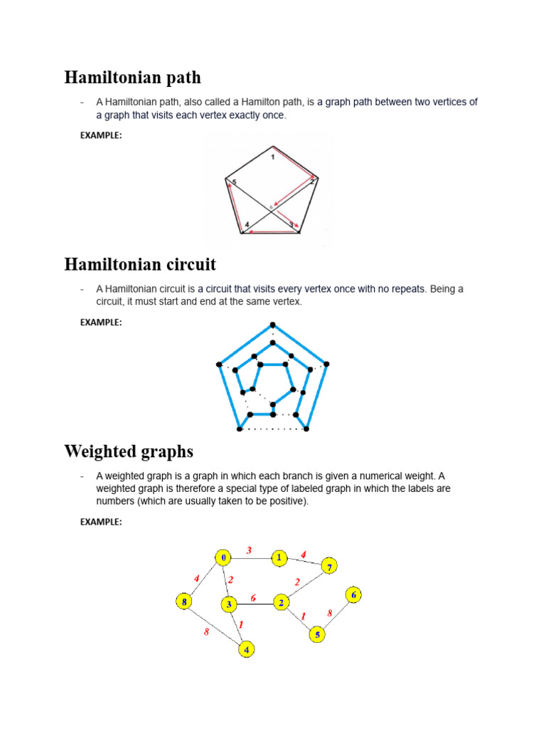 Hamiltonian Path | PDF