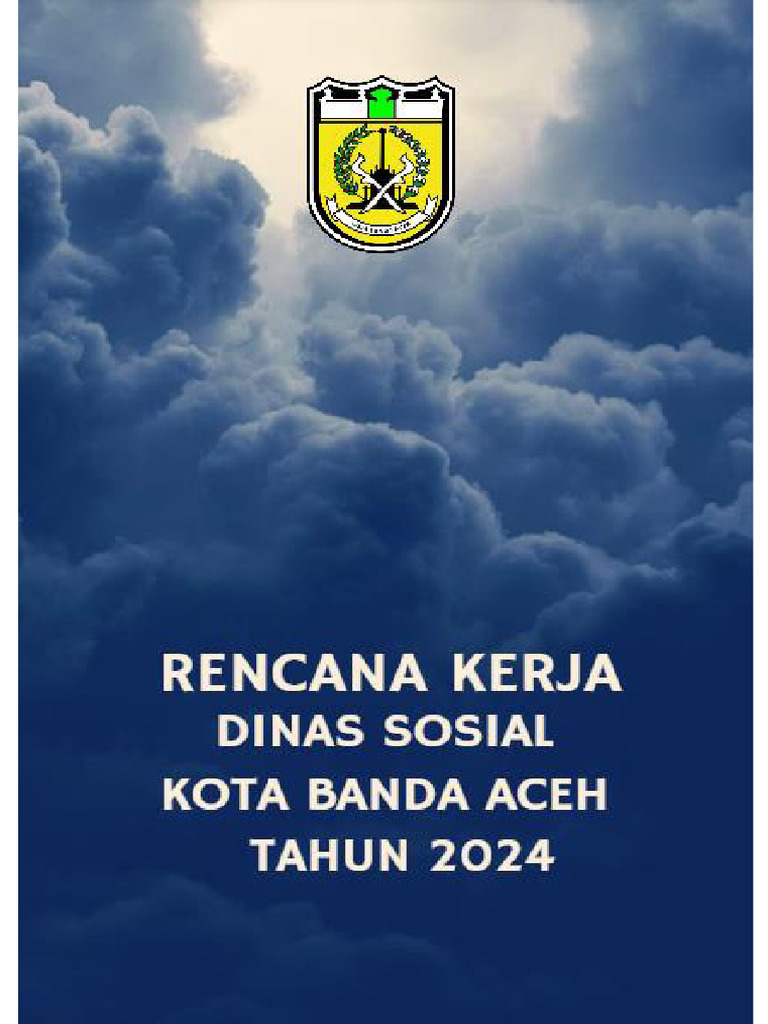 Buku Renja 2024 - Dinsos | PDF