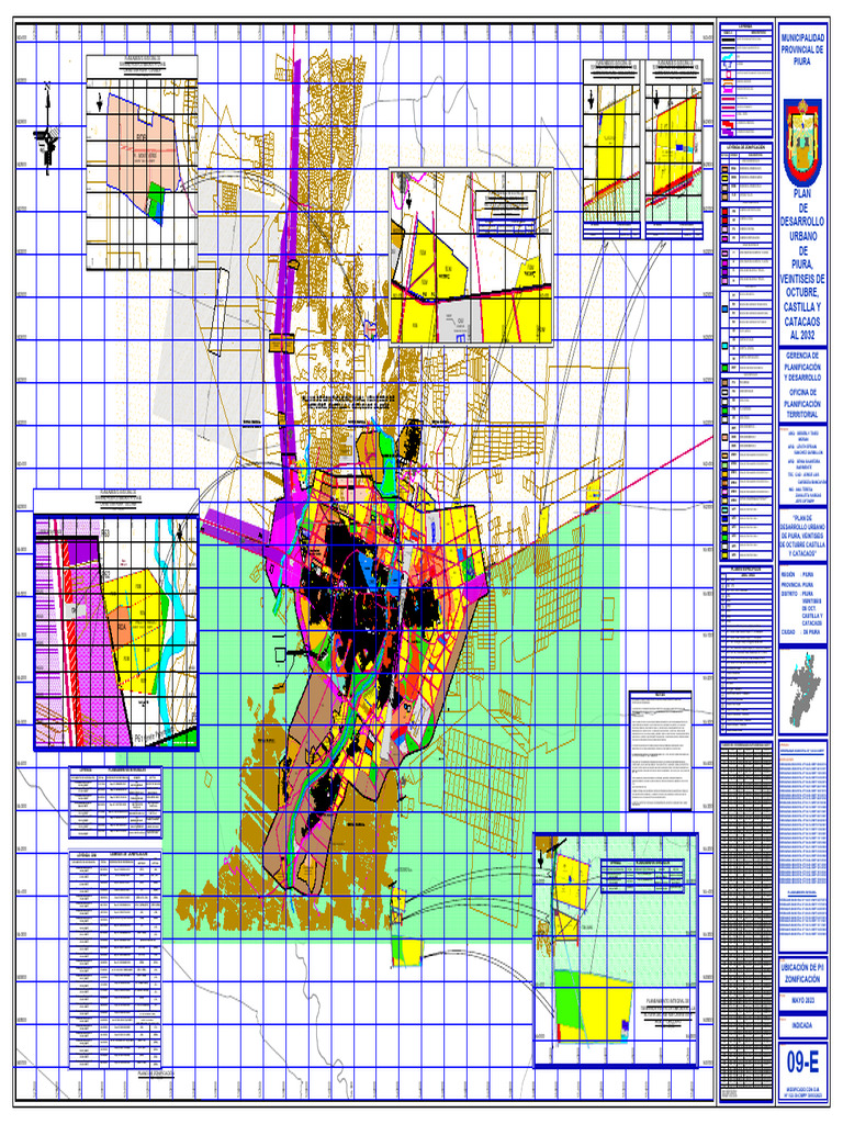 09-E Plano de Zonificacion General de Uso de Suelo OM-122-30-A0-09-E | PDF