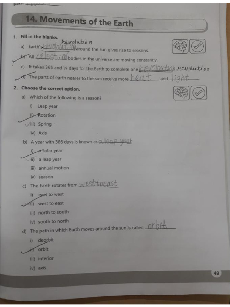 Movements of Earth | PDF