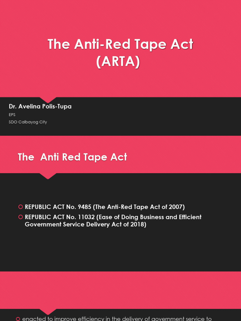 ARTA | Download Free PDF | Political Corruption | Business ARTA | Download Free PDF | Political Corruption | Business