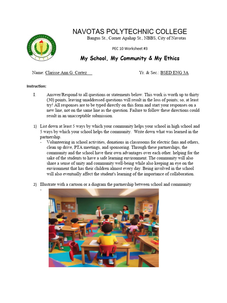 PEC 10 Worksheet 2 Cortez | PDF