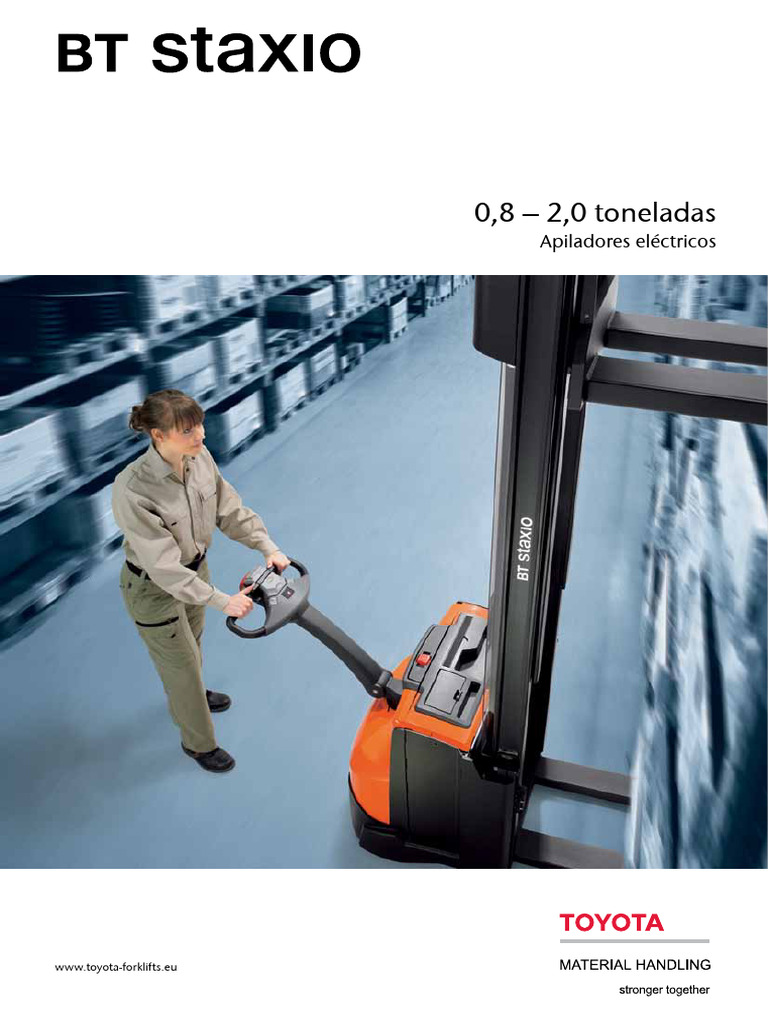 BT Staxio Family Brochure | PDF | Máquina elevadora | Reciclaje