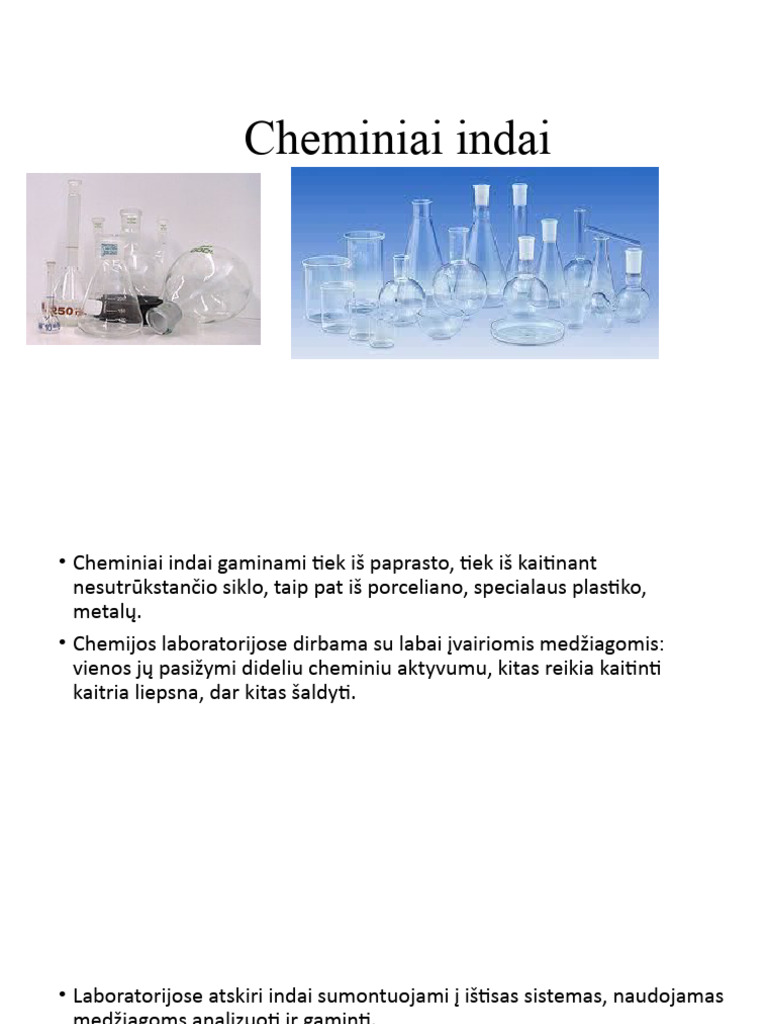 Cheminiai indai | PDF
