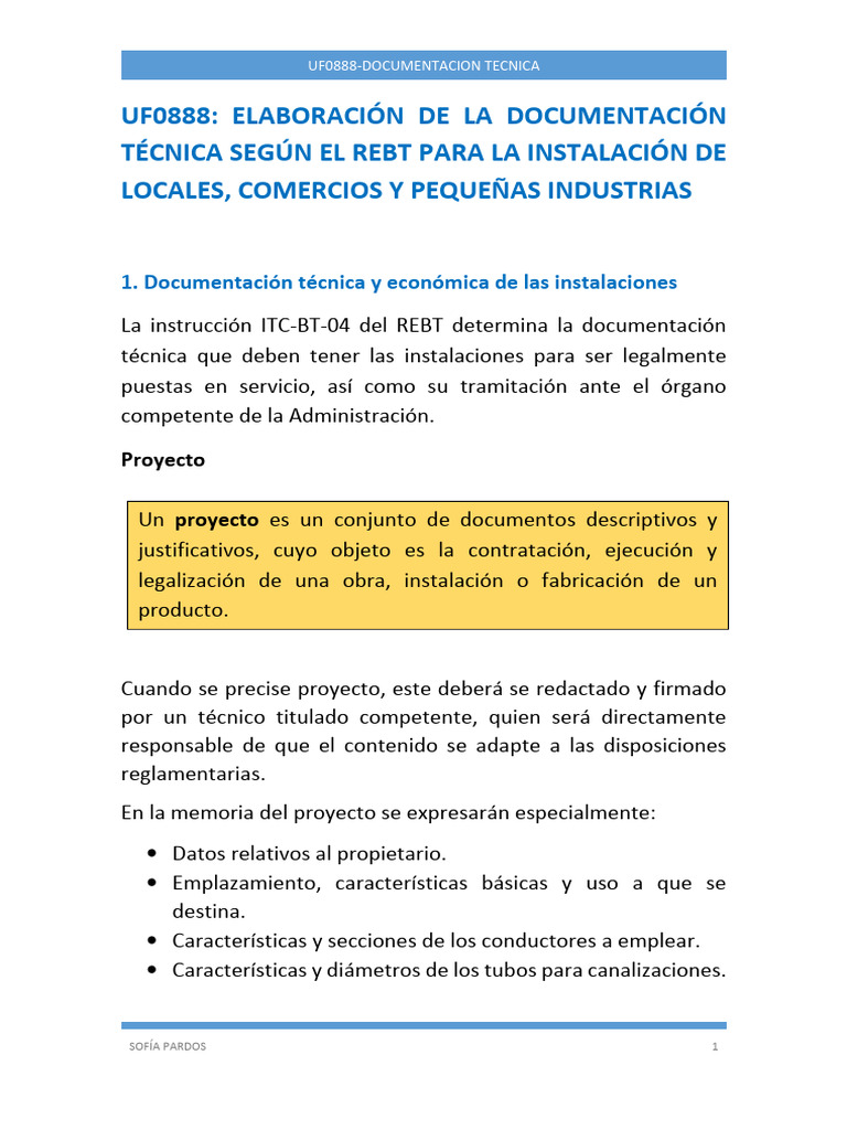 UF0888 Documentacion-Tecnica | PDF | Encendiendo | Ingenieria Eléctrica