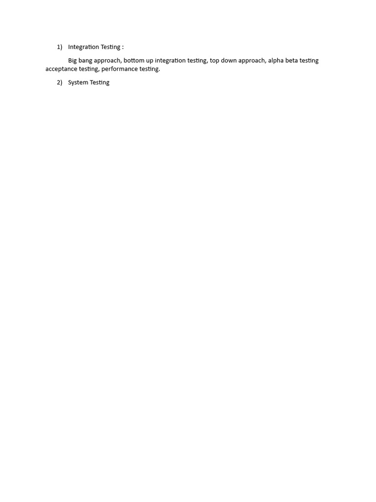 Integration Testing Pdf