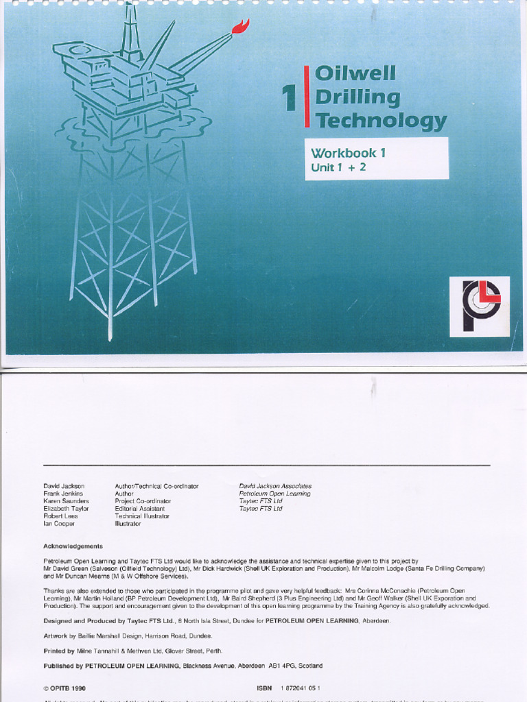 Oilwell Drilling Tech Workbook 1 | PDF