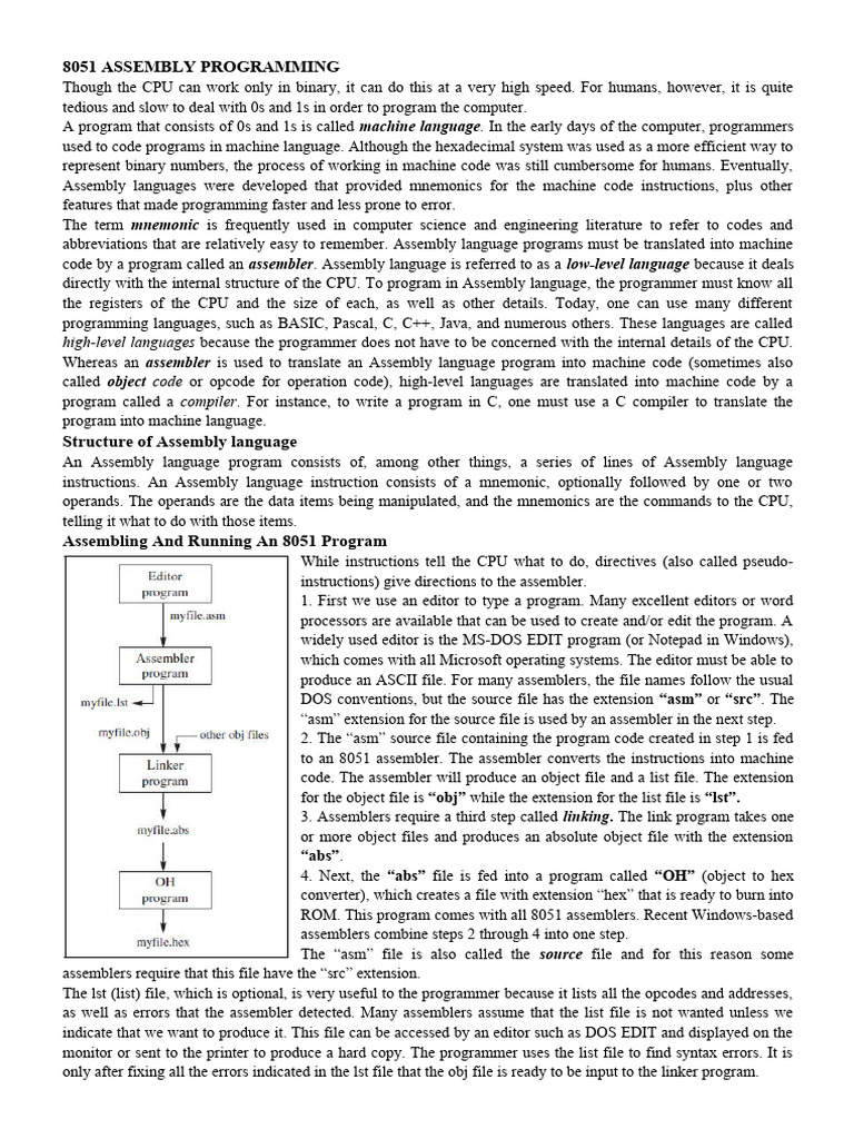 Programming Steps | PDF | Assembly Language | Computer Program Programming Steps | PDF | Assembly Language | Computer Program
