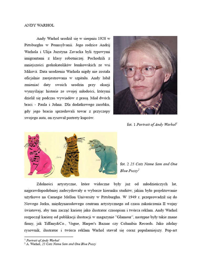 Andy Warhol | PDF