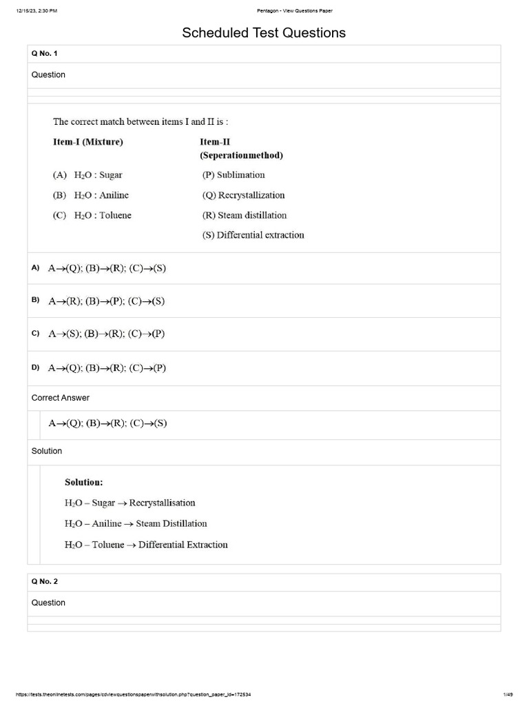 Pentagon - View Questions Paper | PDF | Computers