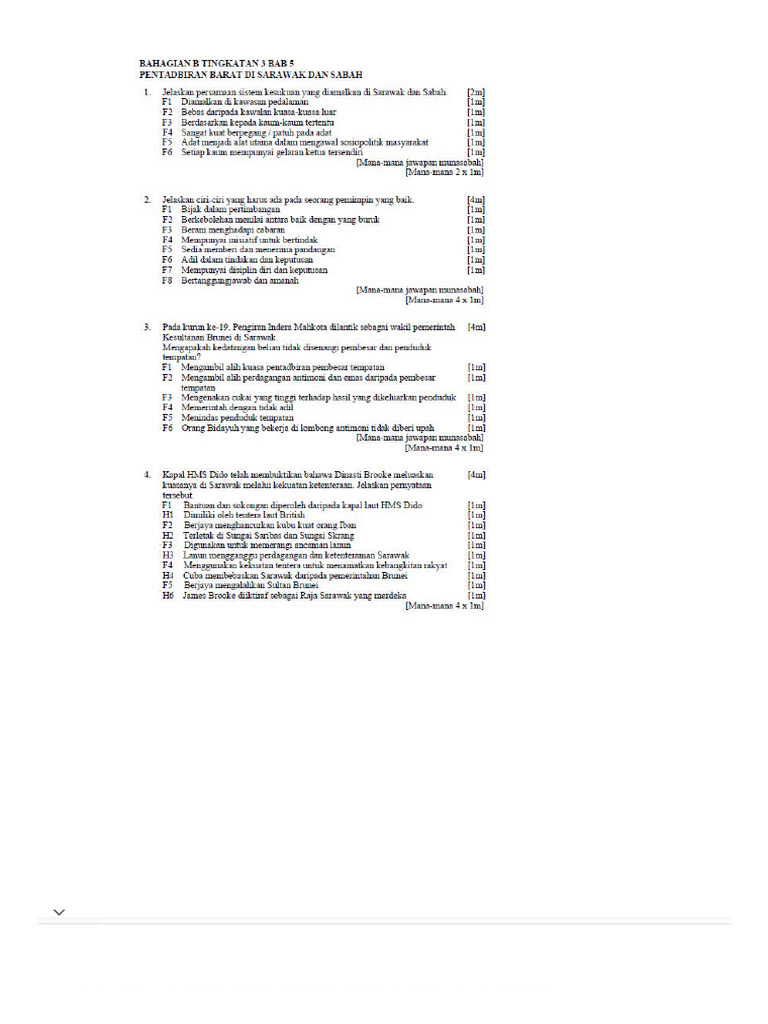 Sejarah Tingkatan 3 KSSM Terbaru - Koleksi 350 Soalan Dan Jawapan Bahagian B (Format Nota) Oleh ...
