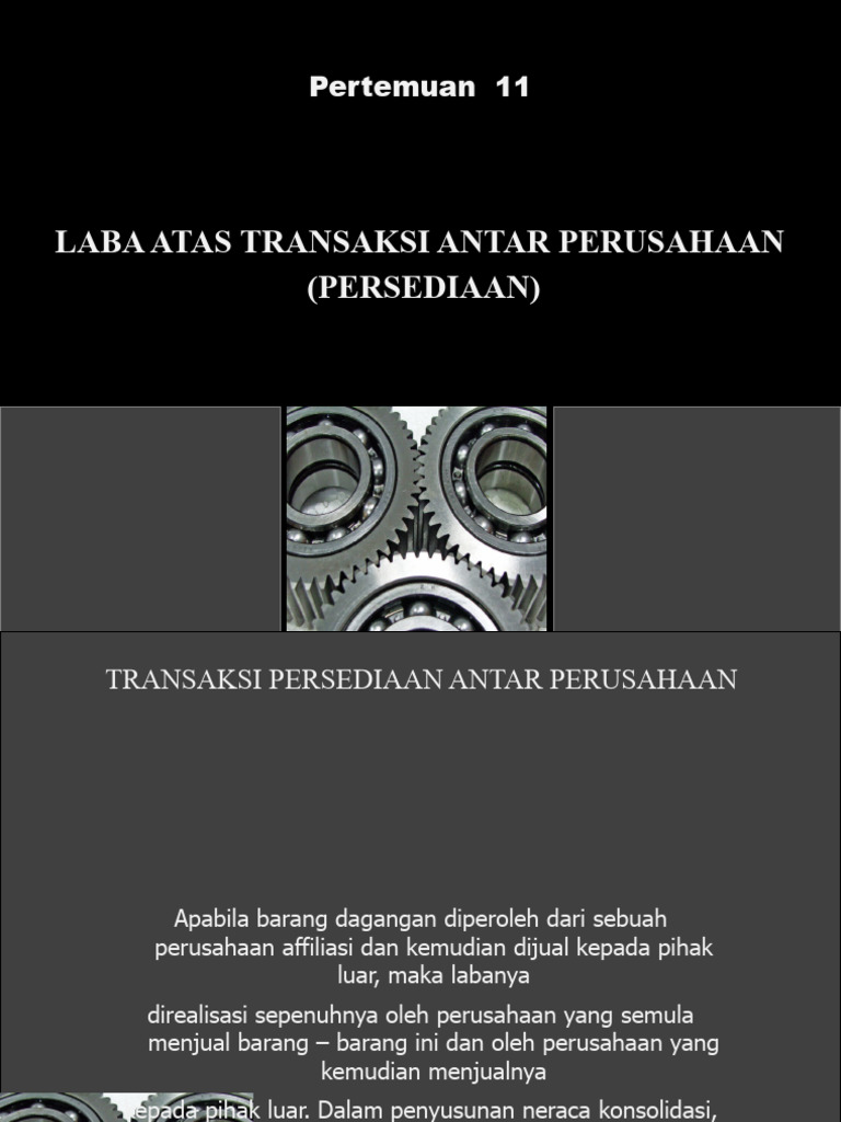 Laba Atas Persediaan | PDF