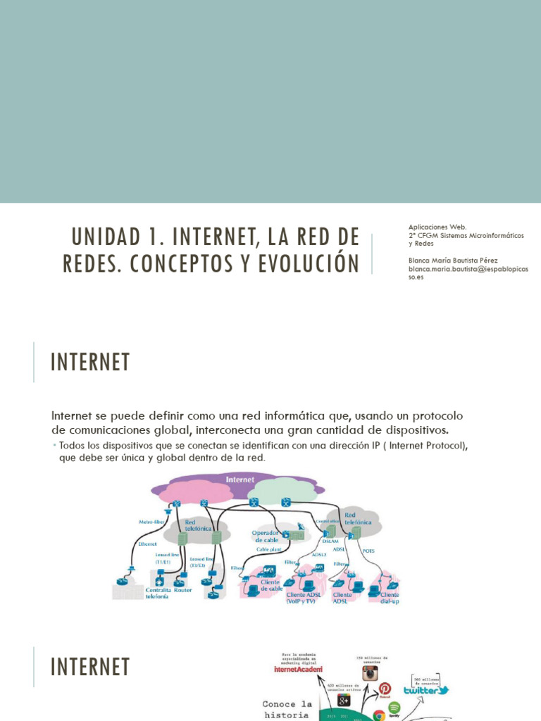 Tema 1 AW v2 | PDF | Red mundial | Internet y web