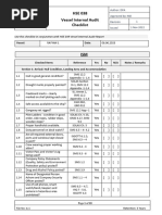 Ism Iso Isps MLC Audit Checklist Template | PDF | Shipping