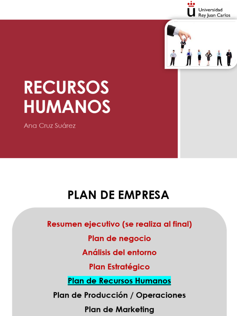 Plan RRHH | PDF | Gestión de recursos humanos | Salario