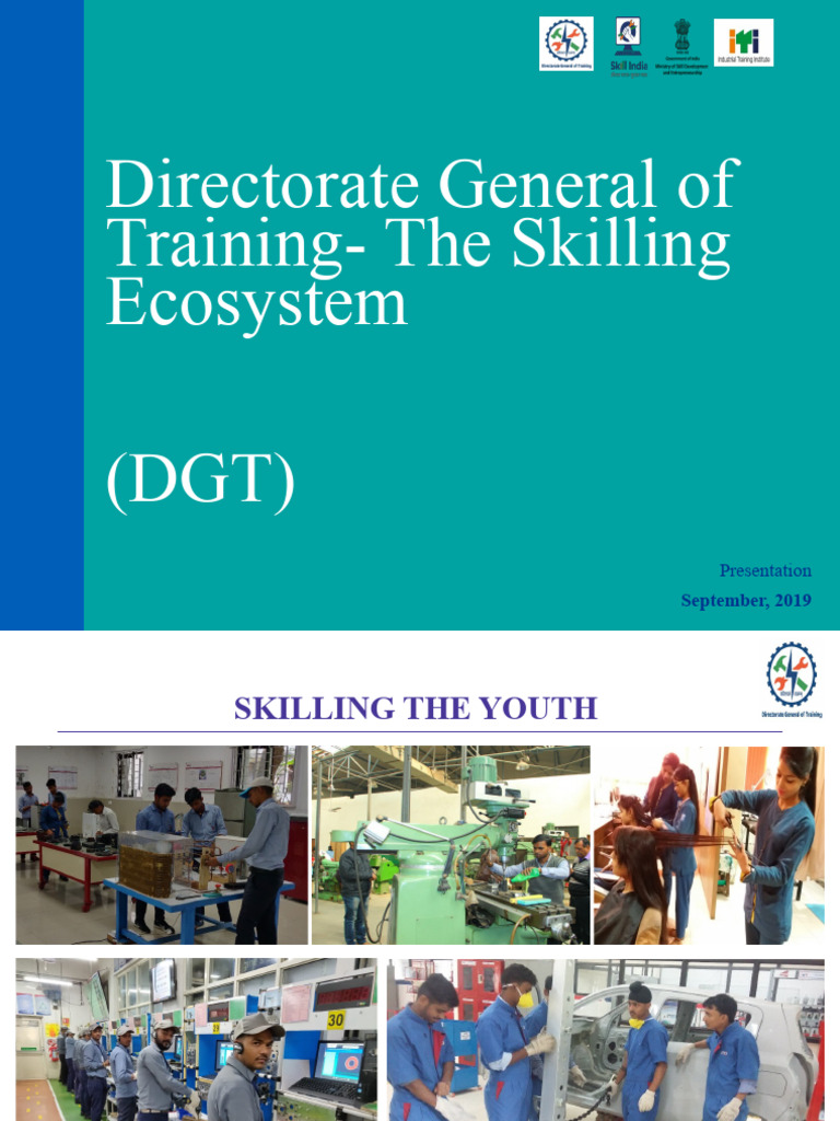 DGT's Role in India's Skilling Ecosystem | PDF | Business