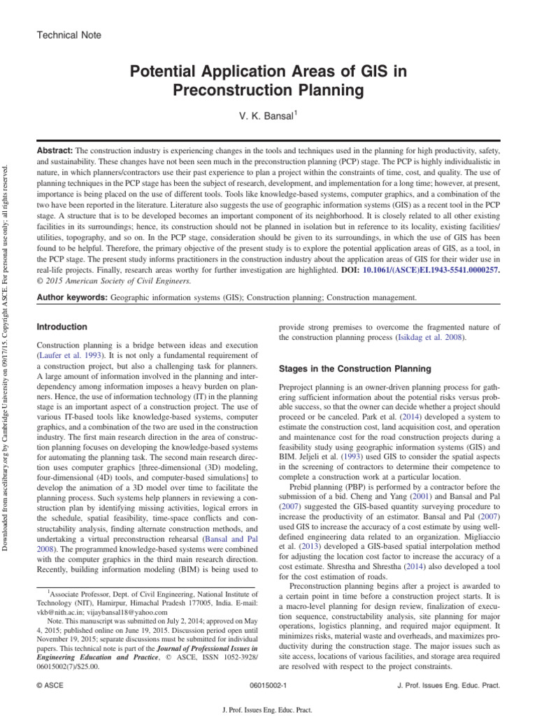 Preconstruction Planning | PDF | Geographic Information System | Building Information Modeling