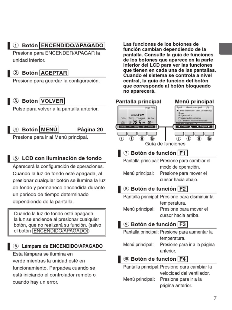Manual - Mando - Mitsubishi - PAR-33MAA 7 | PDF