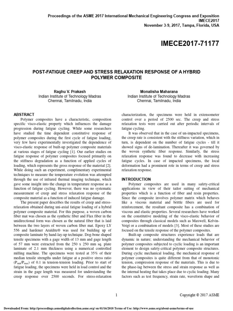 Flax 6 Pdf Composite Material Fatigue Material