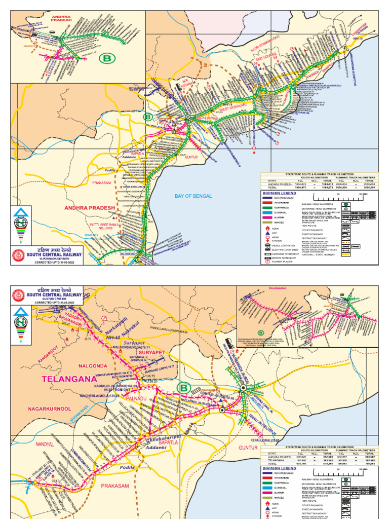 SCR-Division wise maps | PDF