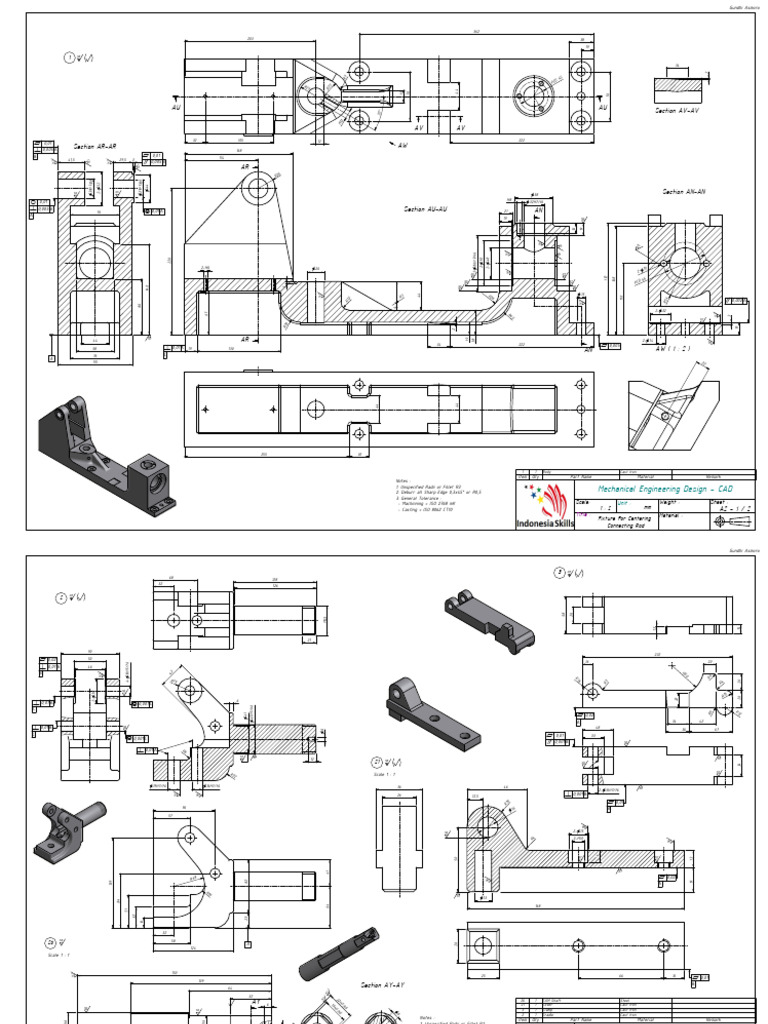 Connecting Rod Fixture Design Details | PDF | Mechanical Engineering