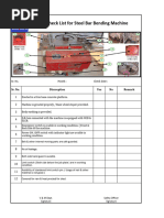 TLB Daily Checklist | PDF | Vehicles | Manufactured Goods