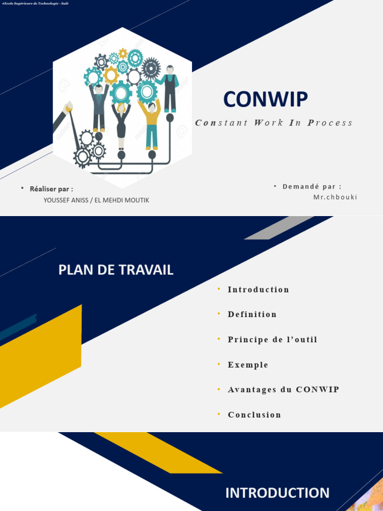 Introduction au CONWIP en production | PDF