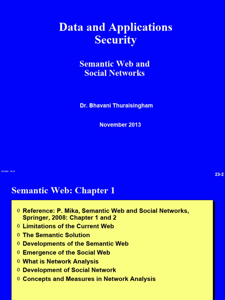 Lecture28 (1) | PDF | Semantic Web | Internet & Web