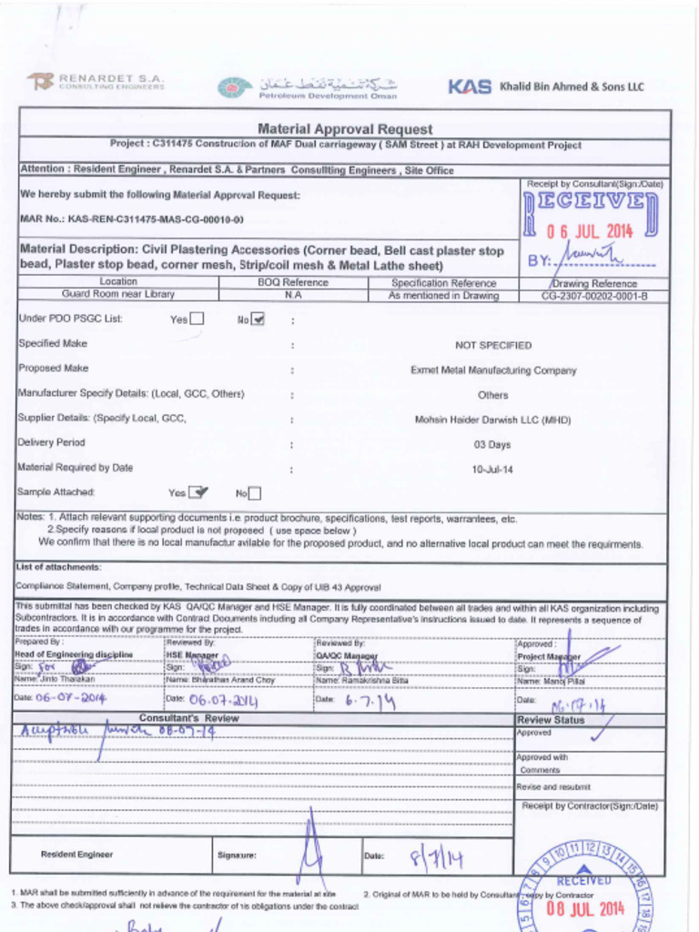 MAS-CG-00010-00 (Civil Plastering Accessories - Corner Bead, Bell Cast ...