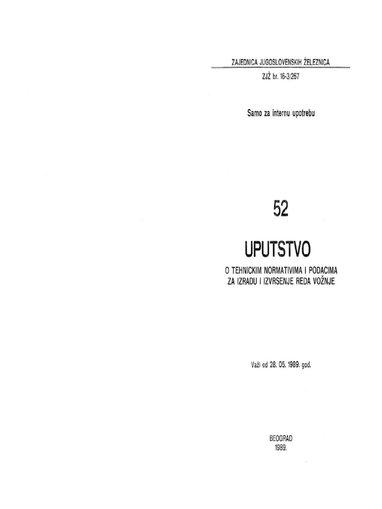 Uputa 52 | PDF